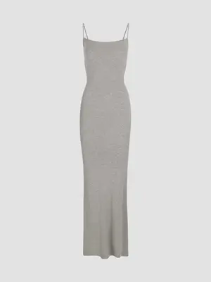 SKIMS White Slip Dress Heather Gray