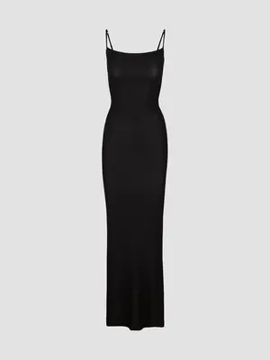SKIMS White Slip Dress Onyx