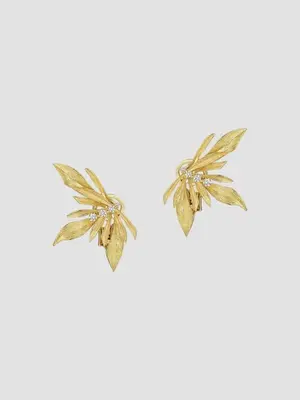 Hueb Bahia 18k Gold & Diamond Stud Earrings - Yellow Gold
