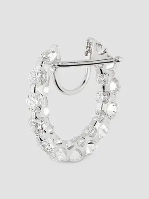 Chopard 18k & 6.15 Tcw Diamond Inside-out Hoop Earrings