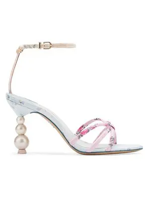 SOPHIA WEBSTER Women's Sophia Webster X LoveShackFancy Pixie Sandals - Rose Ivory  - Rose Ivory