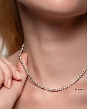 Ring Concierge Cupcake Set Diamond Tennis Necklace