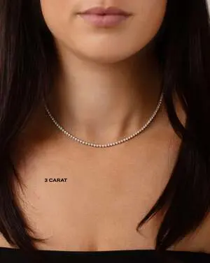 Ring Concierge Cupcake Set Diamond Tennis Necklace