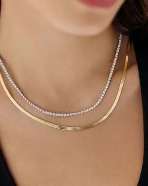 Ring Concierge Classic Diamond Tennis Necklace