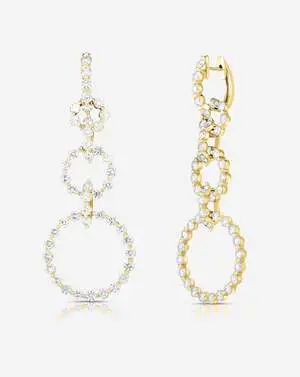 Ring Concierge Multiway Diamond Statement Earrings - One-color