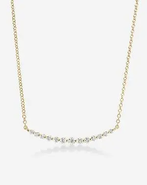 14k Gold Diamond Eternity Beads