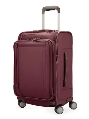 SAMSONITE Men's Lineate DLX Carry-On Expandable Spinner Suitcase - Merlot - Merlot