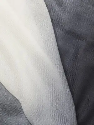 Sofia Cashmere Ombré Cashmerescarf - Black White