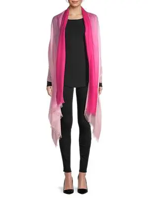Sofia Cashmere Ombré Cashmerescarf Pink Multi