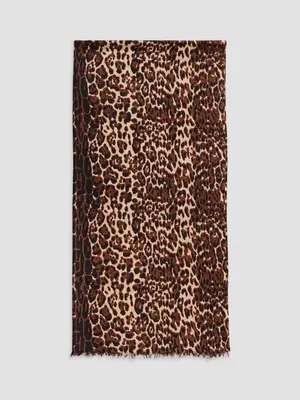 Sofia Cashmere Cashmere Scarf - Leopard