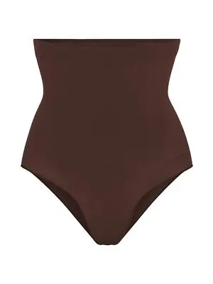 SKIMS Seamless Sculpt High-waist Brief Espresso