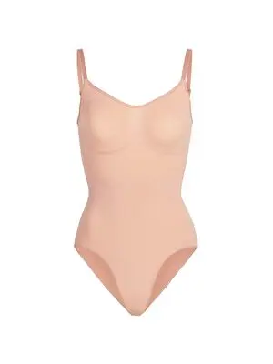 SKIMS Women's Seamless Sculpt Brief Bodysuit - Onyx  Ochre