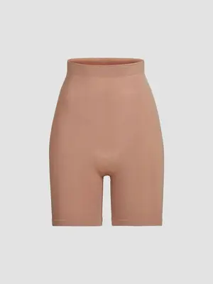 SKIMS Seamless Sculpt High-waisted Above-the-knee Shorts Sienna