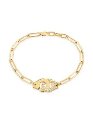 DINH VAN Ottes R12 18k & Diamond Pendant Necklace - Gold