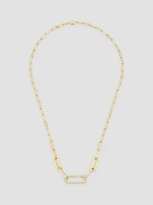 DINH VAN Maillon 18k & Diamond Necklace