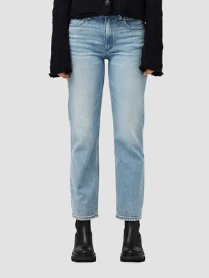Rag & Bone Harlow Straight Mid-rise Crop Jeans