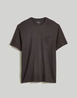 Madewell Allday Pocket Tee - Black Coal