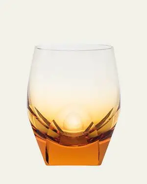 MOSER Highball Crystal Glass Topaz