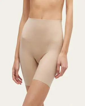 Commando High-rise Zone Smoothing Shorts - Beige