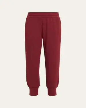 Relaxed Fit Cropped Trousers