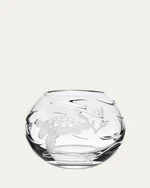 WILLIAM YEOWARD CRYSTAL Rose Turtle Bowl - One-color