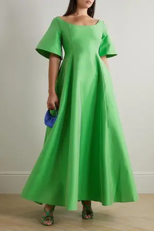Bernadette Maude Taffeta Maxi Dress