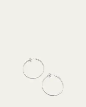 FANTASIA BY DESERIO 18k Gold-plated Sterling Cubic Zirconia Hoop Earrings