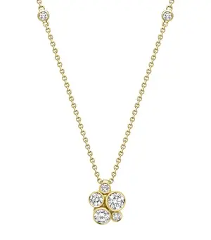BOODLES Raindance Diamond And Yellow Necklace - Gold