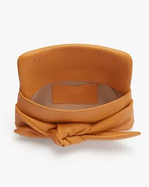 Cuyana Bow Clutch Mango