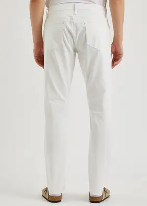 FRAME L'homme Slim-leg Jeans - White