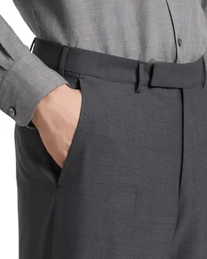 Zegna High Performance Wool Pants - Dark Gray