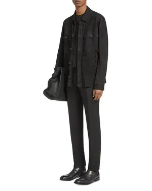 Zegna Cashseta Light Crewneck Sweater - Black