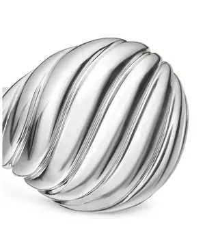 David Yurman Sterling Sculpted Cable Ring - Silver