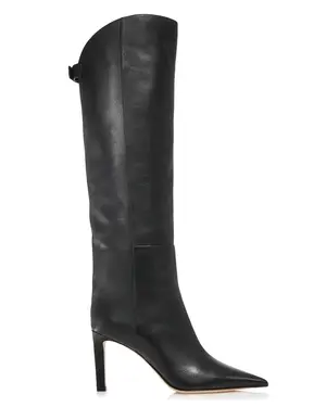 JIMMY CHOO Alizze 85 Knee High Boots - Black