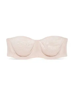 Wacoal Visual Effects Strapless Lace Minimizer Bra - Sand