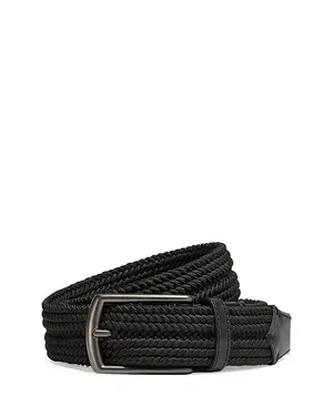Zegna Braided Belt - Black