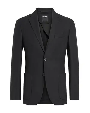 Zegna Trofeo Cashmere Blazer - Black
