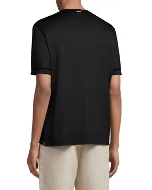 Zegna Silk Knit Tee