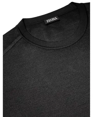 Zegna Silk Knit Tee