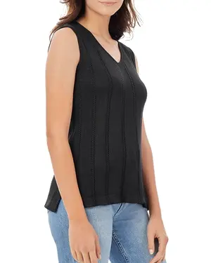 Misook Ribbed Tank Top