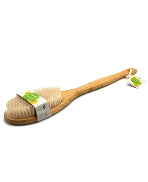 PURSONIC Bath Body Brush With Long Bamboo Handle - No Color