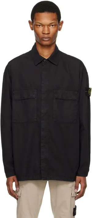 Stone Island Stone Island Black Patch Shirt V0129 Black