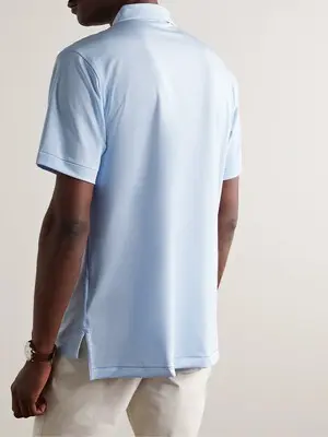 Peter Millar Jubilee Striped Tech-jersey Golf Polo Shirt