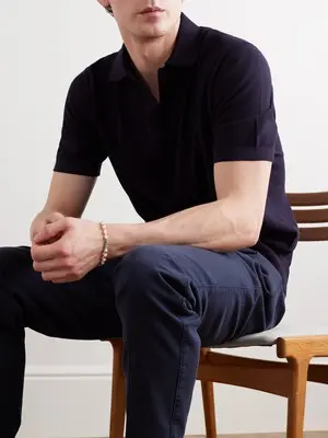 Loro Piana V-neck Polo Shirt