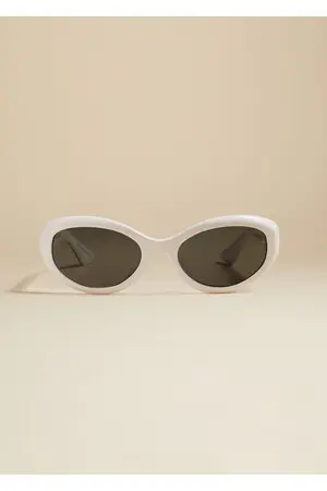 Khaite The Khaite X Oliver Peoples 1969C In Translucent Red Grey
