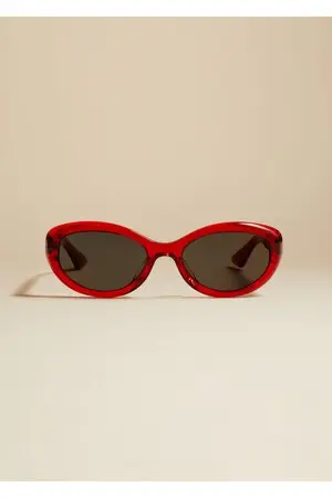 Khaite The Khaite X Oliver Peoples 1969C In Translucent Red Red