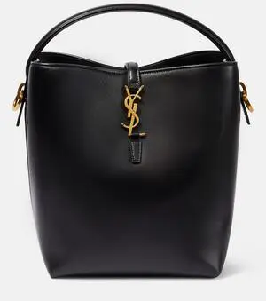 Saint Laurent Le 37 Leather Bucket Bag