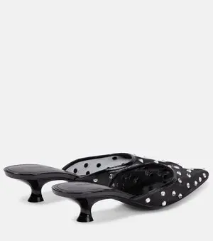 Khaite Minna Embellished Mules