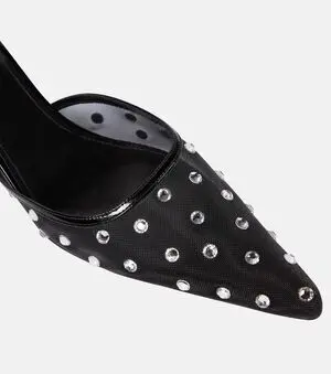 Khaite Minna Embellished Mules