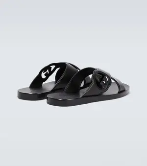 Gucci Gg Leather Sandals
